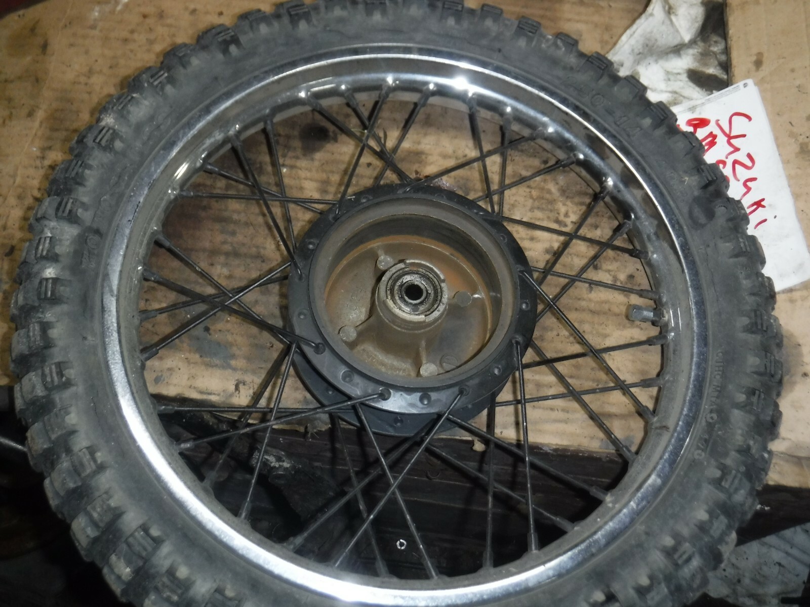 SUZUKI RM50 1978 vintage AHRMA front wheel rim | eBay