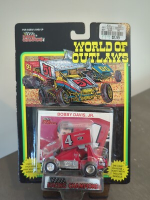 #4 Bobby Davis Jr WORLD OF OUTLAWS SPRINT CAR RACING CHAMPIONS 1993 1: ...