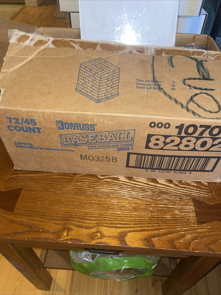 Case of over (60) 1991 Donruss Series 1 Baseball Rack Packs | eBay