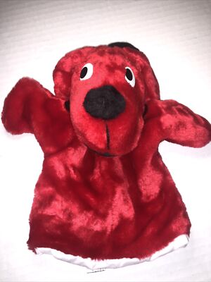 Clifford The Big Red Dog Hand Puppet Norman Bridwell Vintage 1995 Clean ...