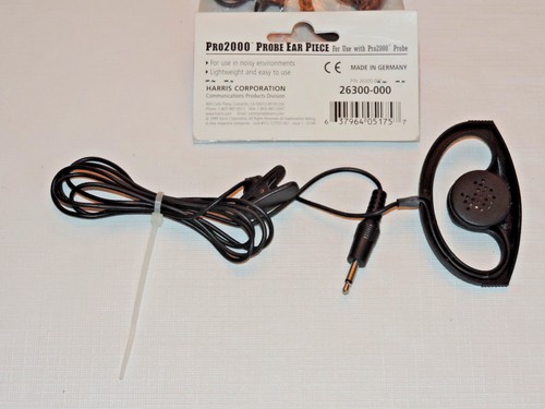 Ear Piece for HARRIS PRO 2000 PROBE~NEW~ With or W/O Package ~ Earpiece ...