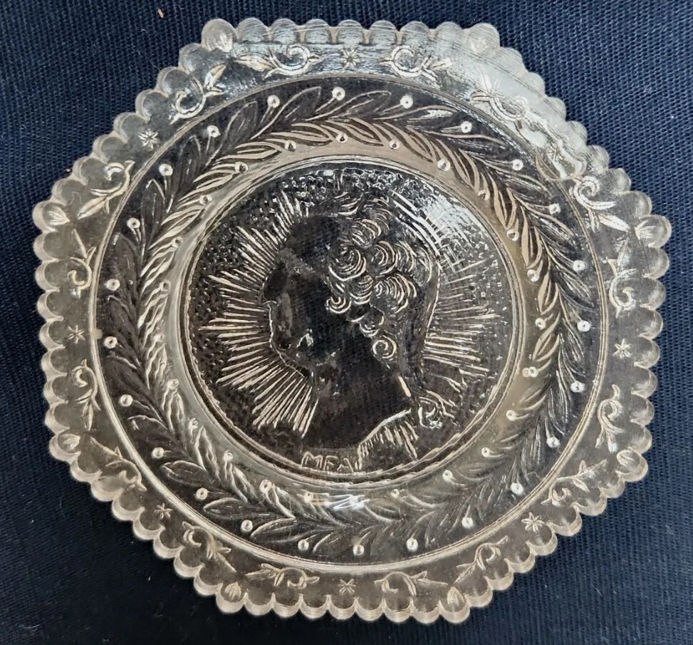 Flint Cup Plate Profile George Washington Political 19th century ...