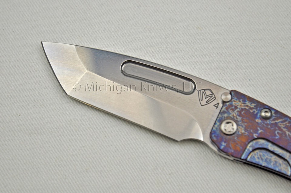 Medford Praetorian Slim Midi Knife w/ S45-VN & Ti (Flmd) & Ti Hdw (530 ...