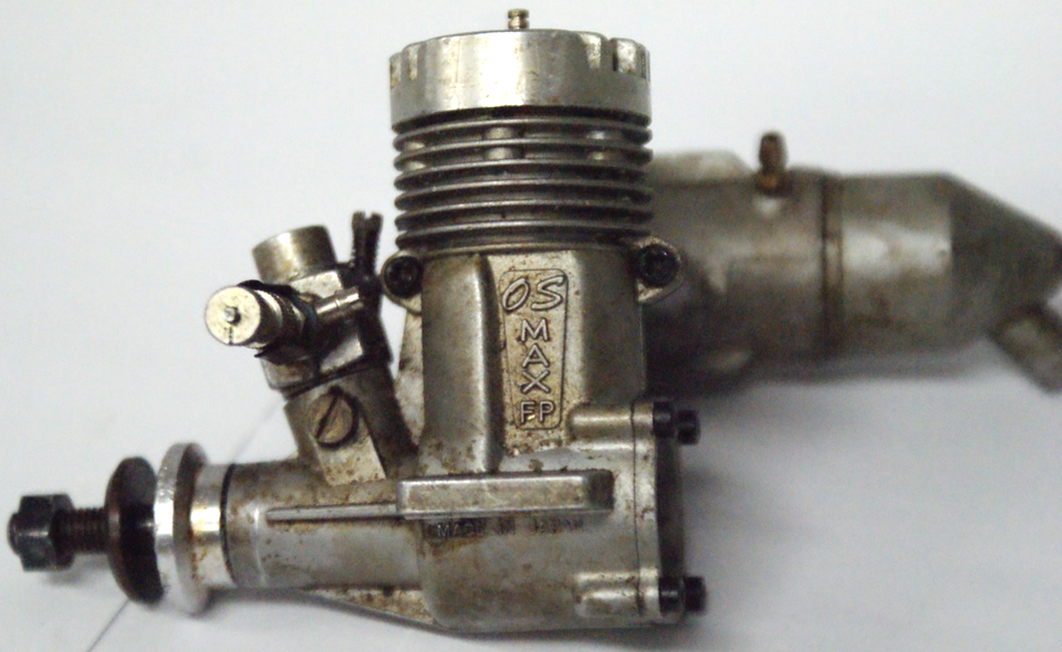 Vintage O.S Max 25 FP RC Airplane Glow Engine With Muffler 1993 R/C ...