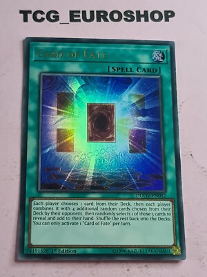 CARD OF FATE YUGIOH DUOV ENGLISH 2020 ULTRA RARE NM #2623 | eBay