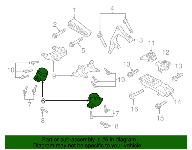 Genuine Porsche Motor Mount 9A7-199-383-10 for sale online | eBay