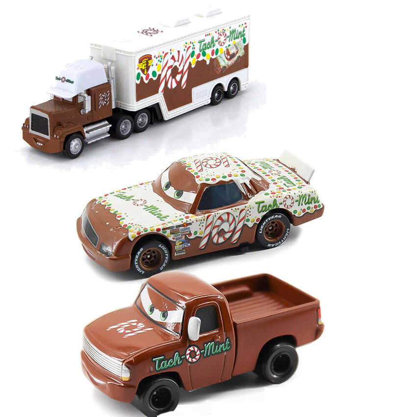 3 PACK Disney Pixar Cars Model Car NO.101 TACH-O-MINT Truck&Pickup&Car ...