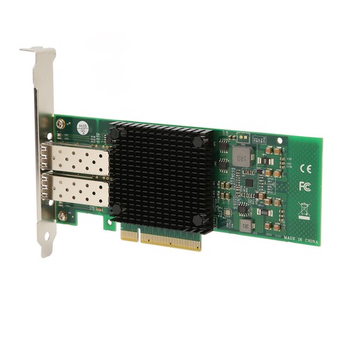 Dual Port SFP+ Server Network Card PCIEx8 10 Gigabit Ethernet Server ...