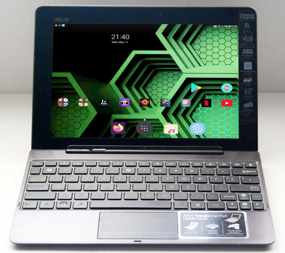 Transformer Pad Infinity Release Date