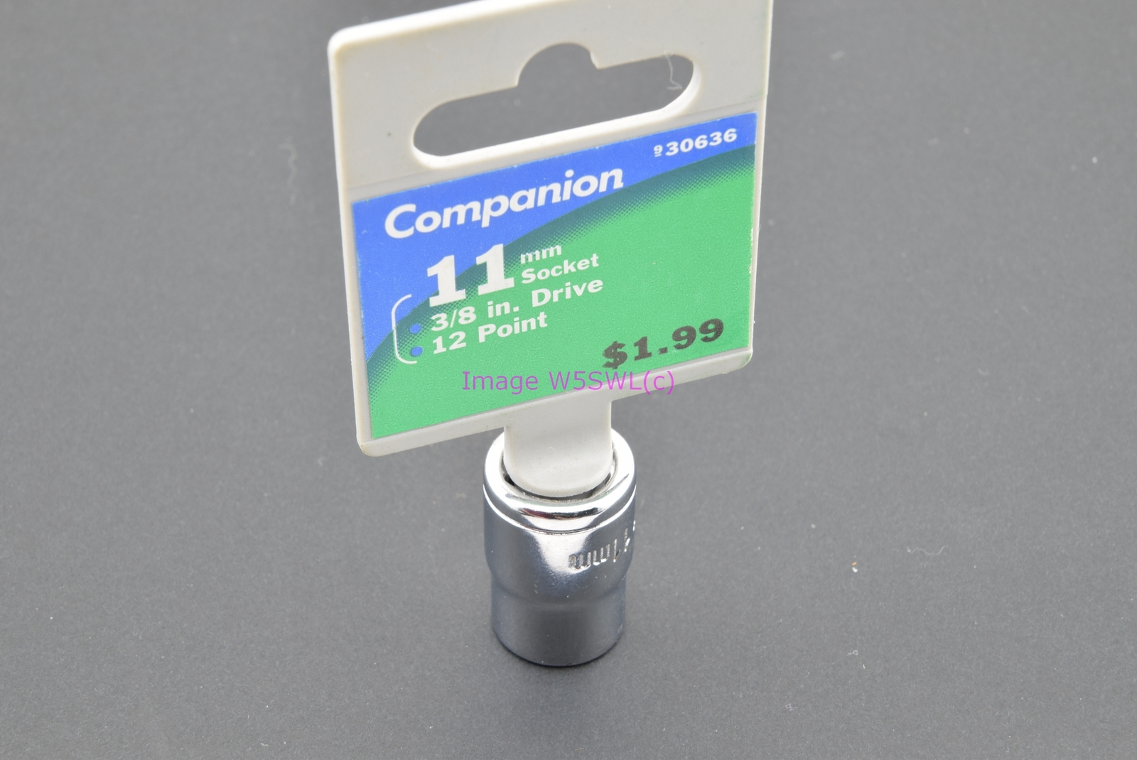Sears Companion 11mm 12pt Shallow Metric 3/8 Drive Socket 30636 ...