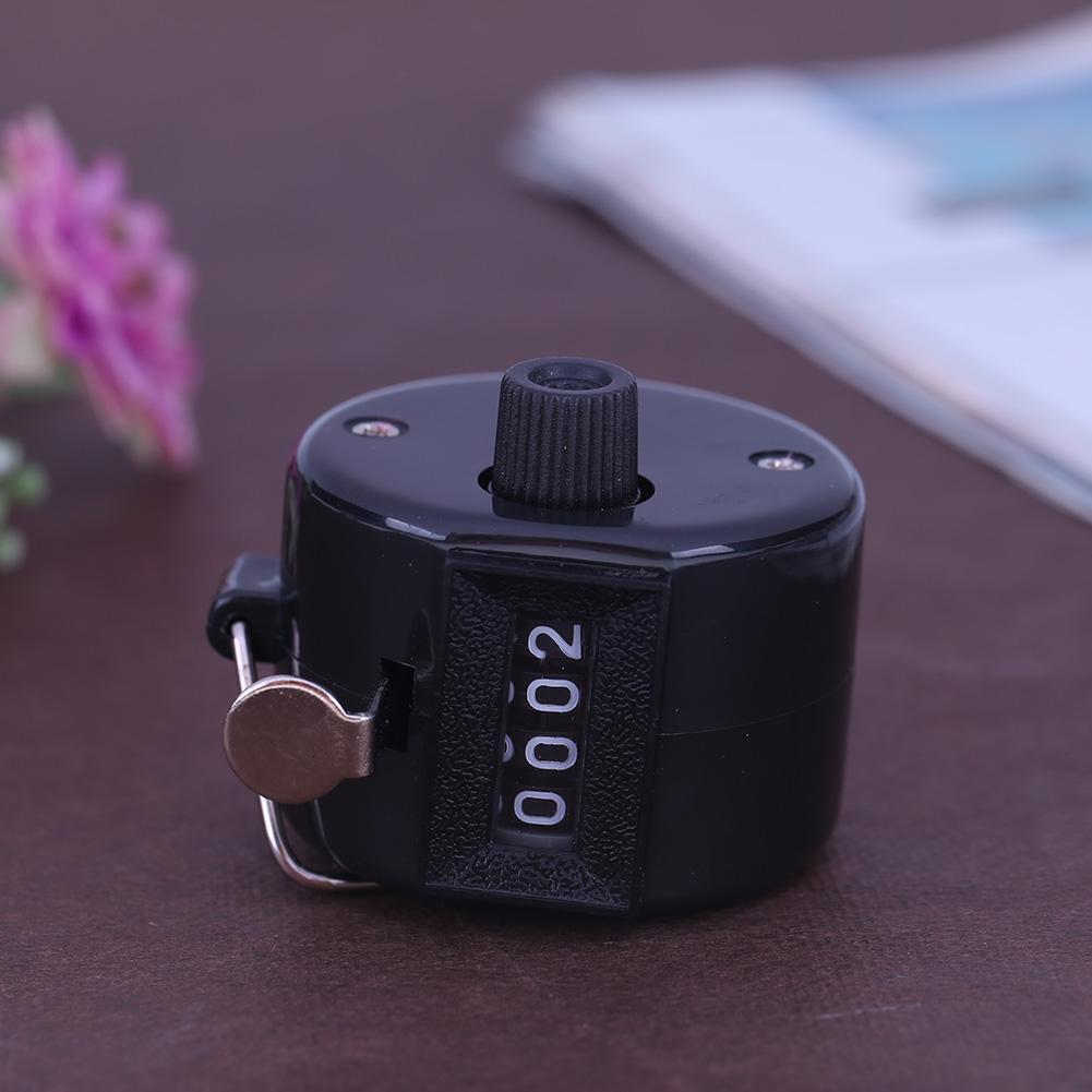 Clicker Counter 4 Digit Number Counters Plastic Shell Hand Held(Black ...