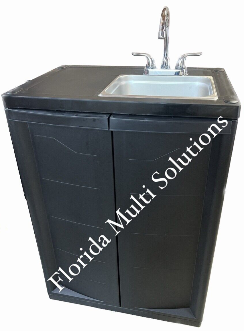 Portable Hand Wash Sink with Hot and Cold Water with NSF Parts 110V ...