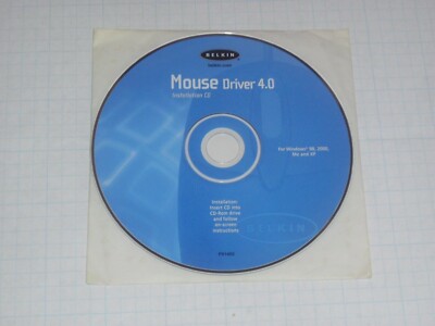 Belkin Mouse Driver 4.0 Installation CD-ROM P81402 for Windows 98, 2000 ...