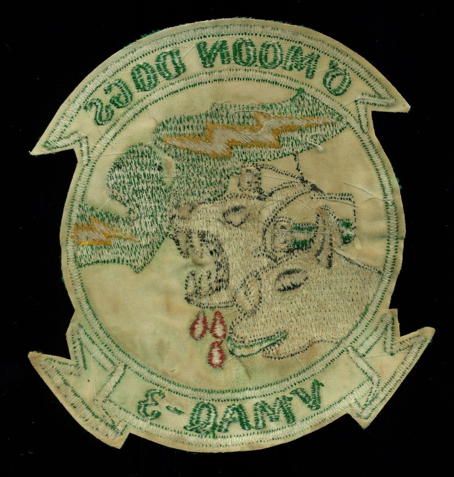USMC VMAQ-3 O'Moon Dogs Patch A-7 | eBay