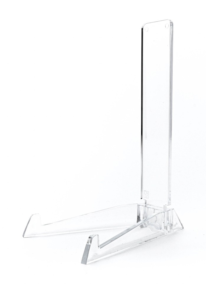 Clear Vertical Display Stand : Small, Medium or Large : Plate, Photo ...