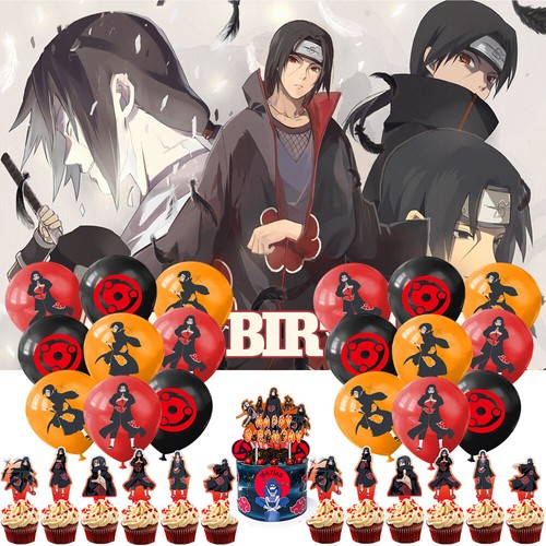 Uchiha Itachi Birthday Party Decorations Set Balloon Cake Topper ...