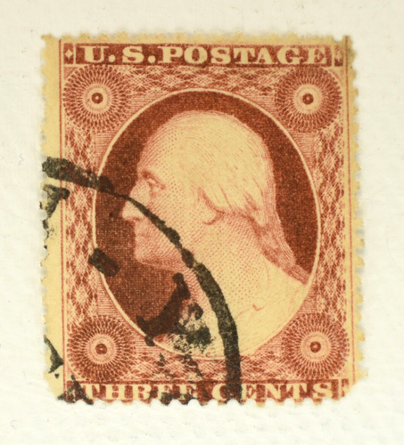 US STAMP SCOTT #26 WASHINGTON 3C PERFORATRED TYPE III DARK, 1857 | eBay