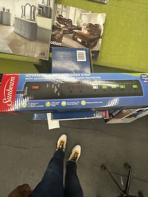 Sunbeam Advance 7 Outlet Power Strip With Surge Protector | eBay