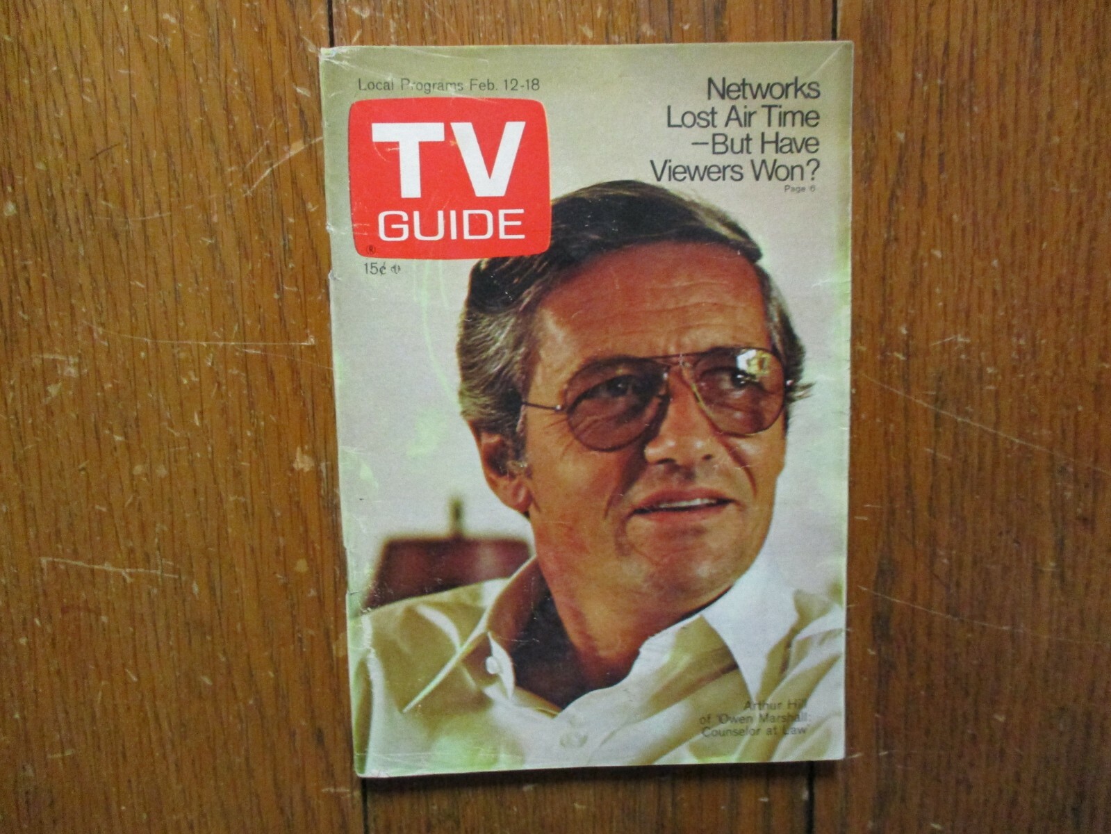 Feb. 12, 1972 TV Guide(GUNILLA KNUTSON/ARTHUR HILL/JOHN GIELGUL/OWEN ...