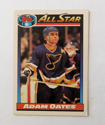 1991 Topps #265 Adam Oates All Star St Louis Blues Hockey Card | eBay
