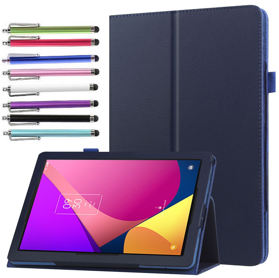 Case for TCL Tab 8/ Tab 8 LE/ Tab 8V/ Tab 8 SE Leather Folio Cover ...