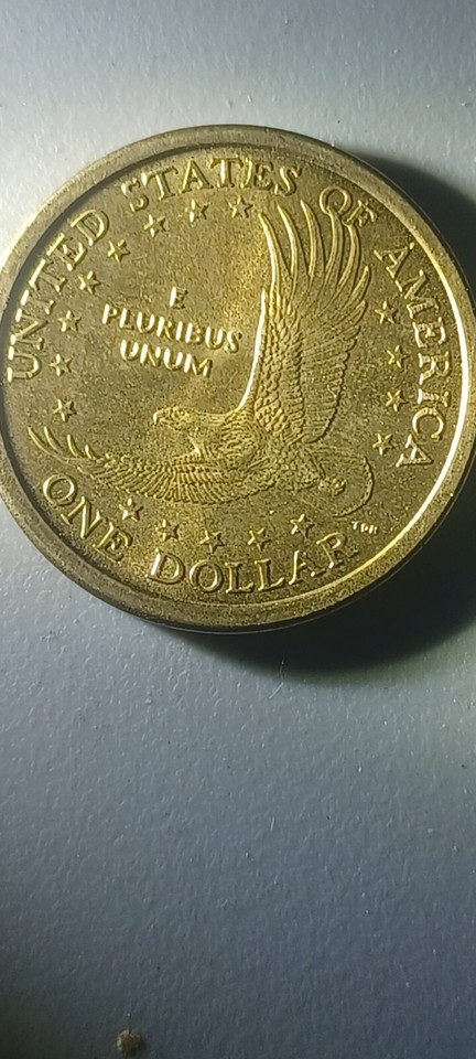 2000 P Wounded (Speared) Eagle Die Gouge Sacagawea Dollar | eBay