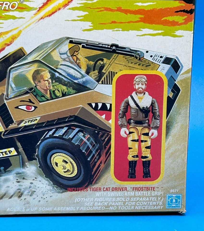 GI Joe Tiger Force Tiger Cat Hasbro 1988 Vintage Box Wear Sealed MISB ...