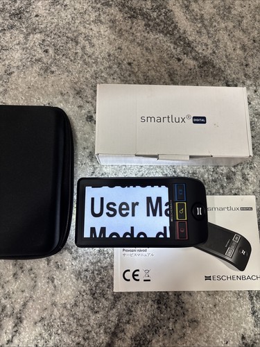 ESCHENBACH SmartLux Digital Portable Magnifier Handheld HD Tested ...