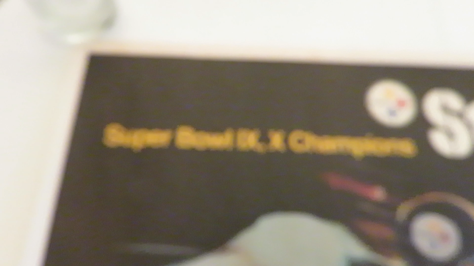 Pittsburgh Steelers 1976 Poster Schedule Pictures Super Bowl Champions ...