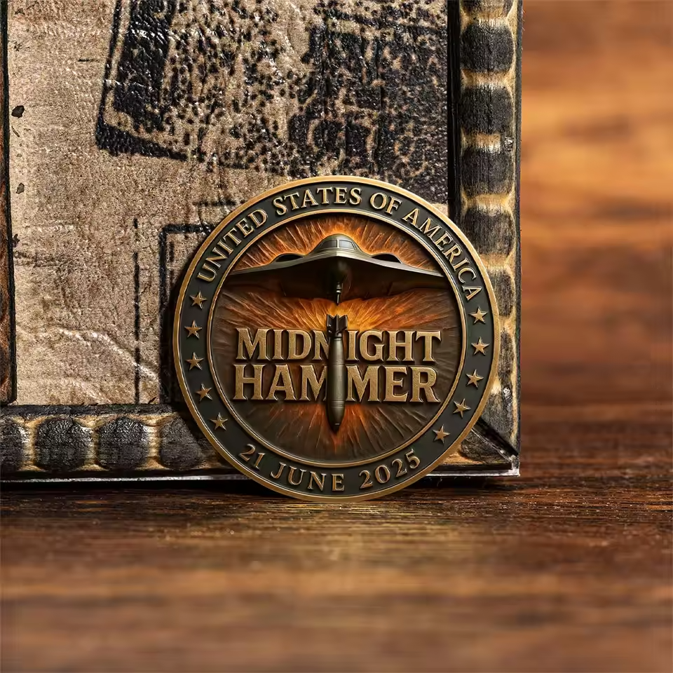 Iran–Israel War Operation Midnight Hammer Challenge Coin Military ...