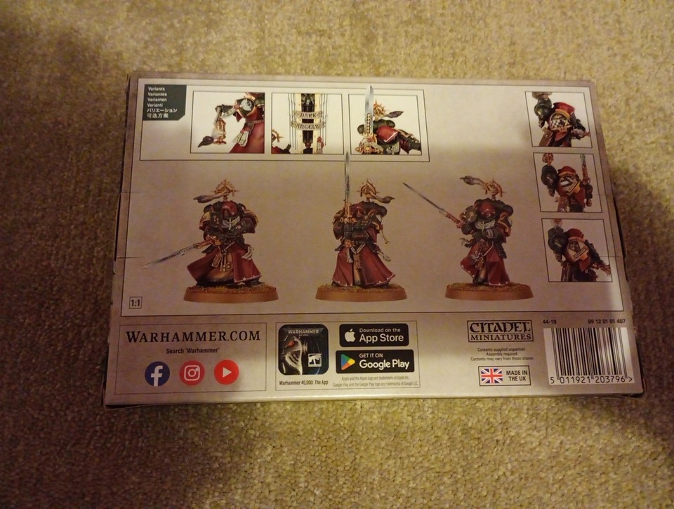 Dark Angels : Inner Circle Companions - Warhammer 40K Games Workshop ...