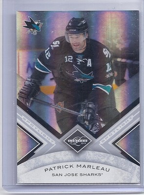 10-11 2010-11 LIMITED PATRICK MARLEAU SILVER SPOTLIGHT BASE CARD /49 13 ...