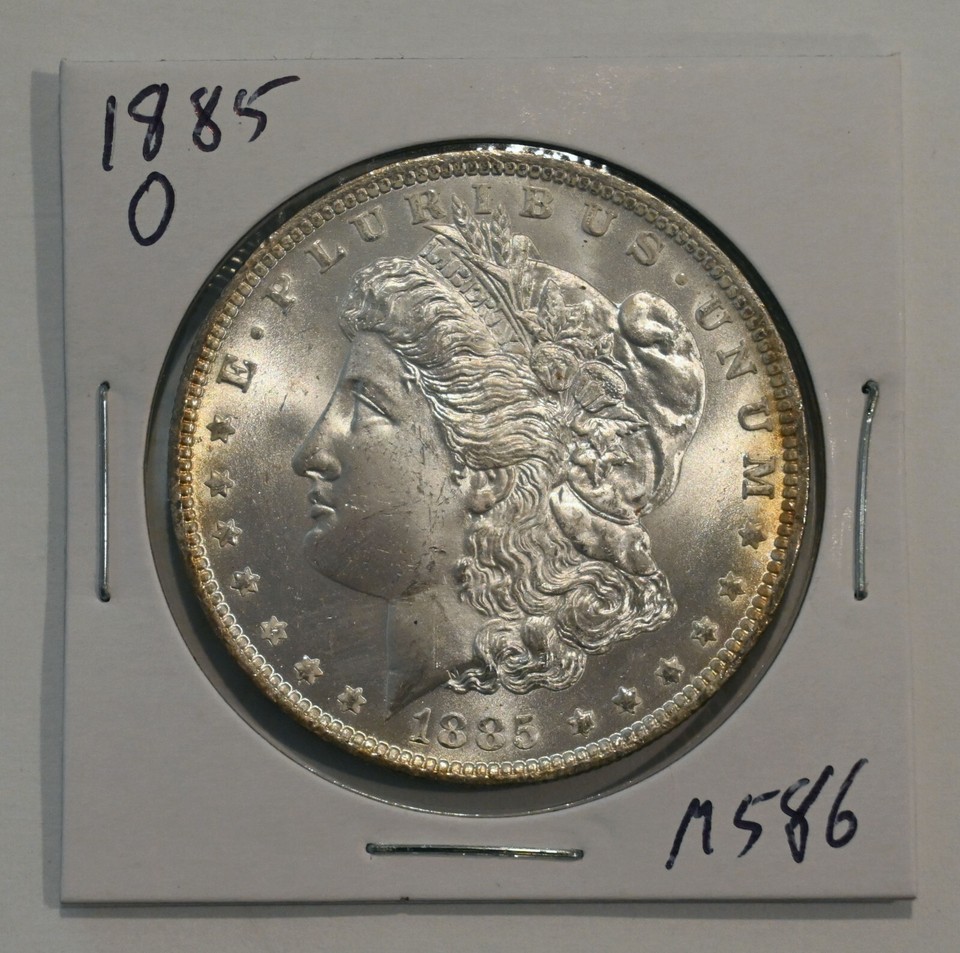 1885 O Morgan Silver Dollar - New Orleans Mint - Nice BU cartwheel ...