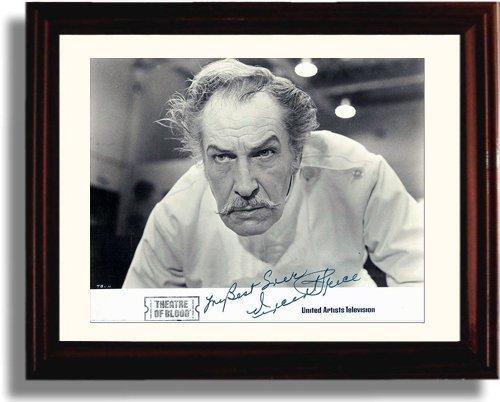 16x20 Framed Vincent Price Autograph Promo Print | eBay