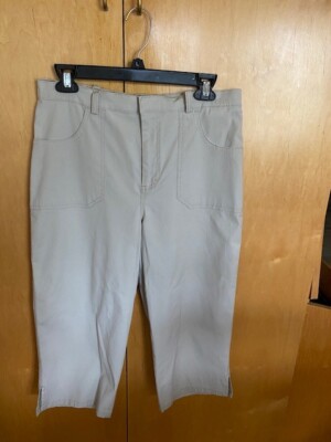gloria vanderbilt capris size 8 Light Tan- Never Worn | eBay