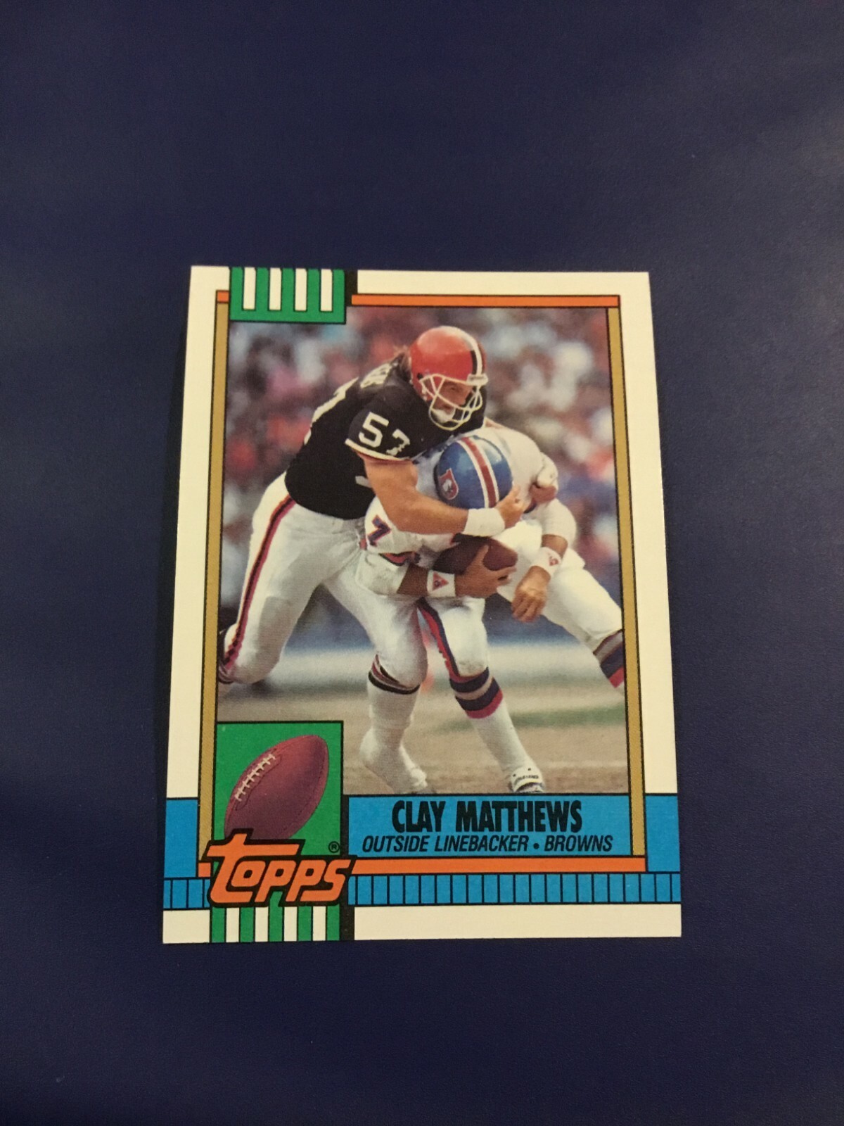 1990 Topps # 172 CLAY MATTHEWS Cleveland Browns Set Break Mint ! | eBay