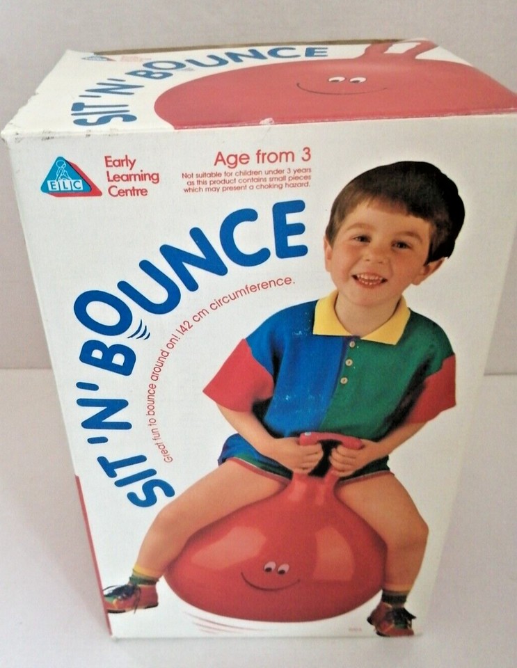Vintage Early Learning Centre Sit N Bounce Space Hopper Ball Jump Toy ...