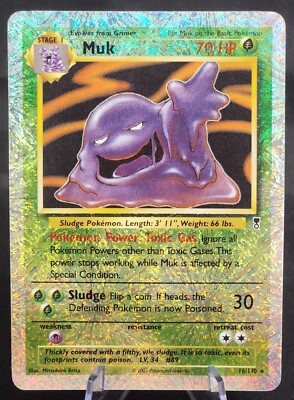 Pokemon Muk Reverse Holo Rare - 16/110 Legendary Collection | eBay
