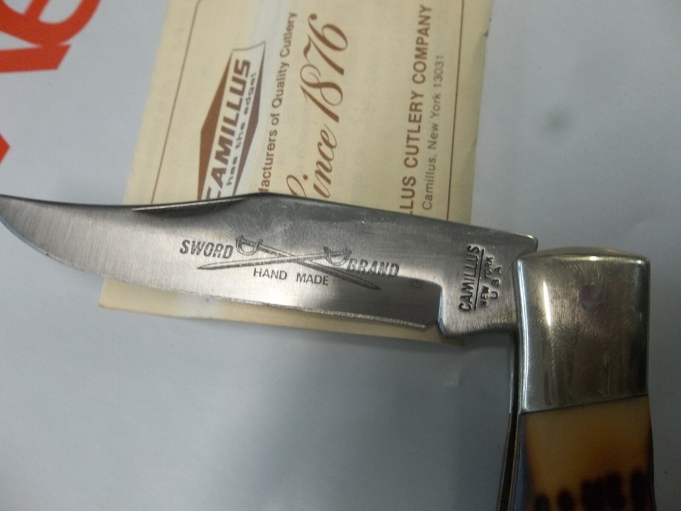 Camillus #8 Sword Brand Pocket knife New York USA w/ box | eBay
