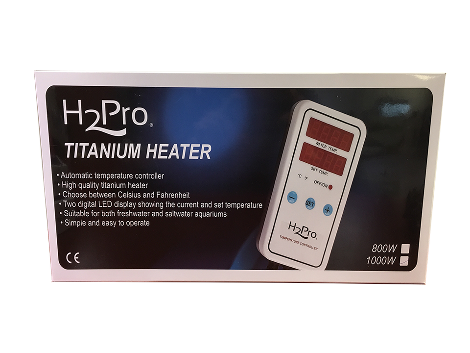 H2PRO TITANIUM HEATER 50-1000W LED DISPLAY CONTROLLER ADJUSTABLE ...