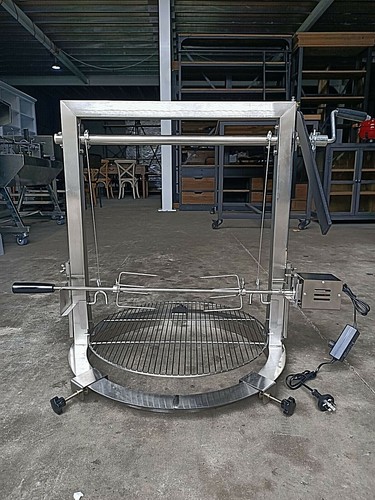 NEW SS SANTA MARIA STYLE BBQ GRILL / SPIT ROTISSERIE - FIT WEBER BBQ ...