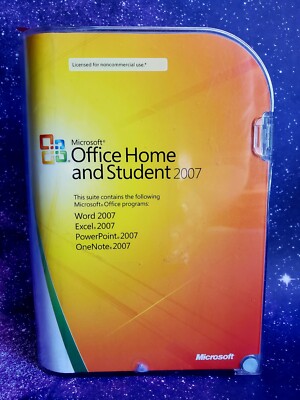 Microsoft MS Office 2007 Home & Student with Case and Product Key | eBay