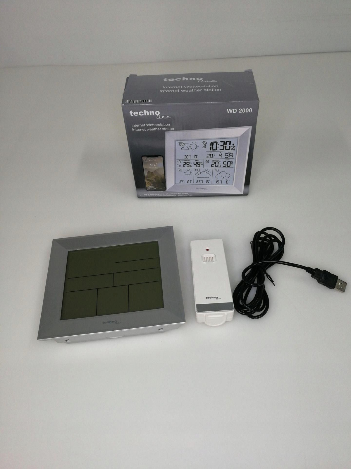Technoline WD 2000 Wetterstation - Silber 4029665120003 | eBay