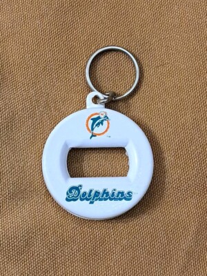 MIAMI DOLPHINS BEV KEY 3 in 1 CAN BOTTLE TWIST OPENER KEYCHAIN 90's ...