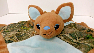 Bass Pro Shops Camo Wild Deer Fawn Lovey Baby Security Blanket Blue ...