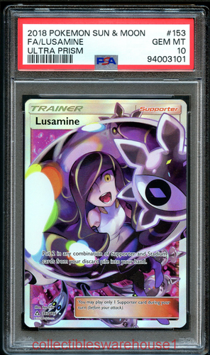 Pokemon Ultra Prism Lusamine Full Art 153 PSA 10 | eBay