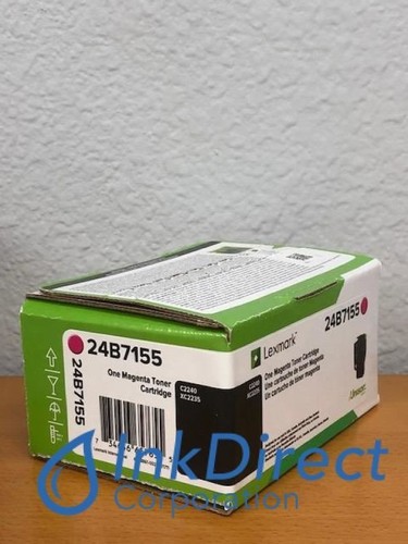 Genuine Lexmark 24B7155 Toner Cartridge Magenta C2240 XC2235 | eBay