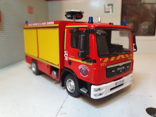 MAN Fire Engine TGL 8.220 Gimaex France 2014 Truck 1:43 Scale Diecast ...