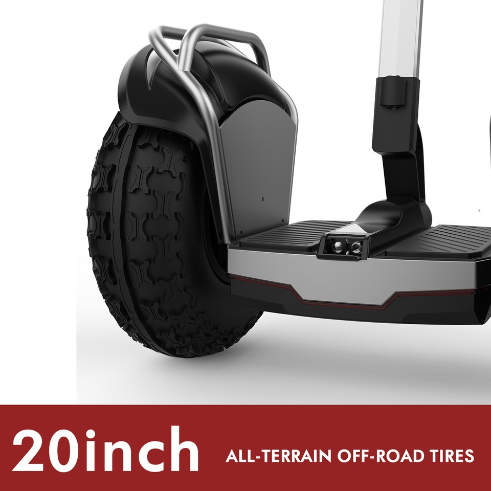 1x 3000W/67.2V 15.6AH Two Wheel 20in Off Road Electric Self Balance ...