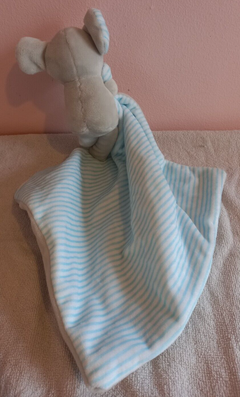 Baby Grey & Blue Elephant Comforter Snuggle Comfort Blanket Snuggie ...